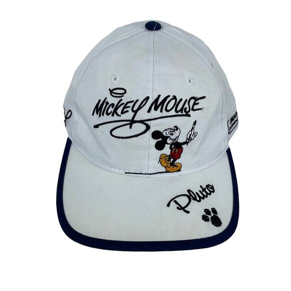 Disney | Accessories | Vintage Walt Disney World Signature Snapback Hat ...